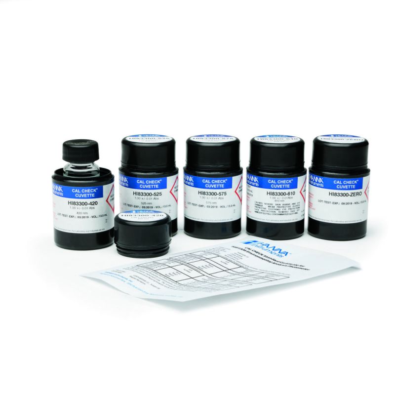 kit cuvette des solutions étalons CAL Check pour Photomètre d'analyse ...